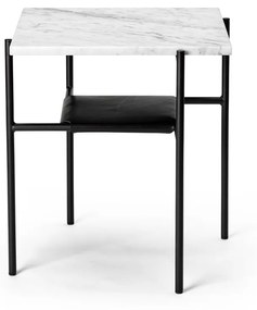 Odkládací stolek Stone z mramorové desky Barva mramoru:: bílá, Rozměry:: 50x43x43cm