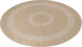 Ayyildiz, Kusový koberec Comilla 886 Beige kruh, 80x80 (průměr) kruh, béžová, chodba / předsíň
