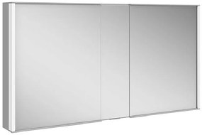 Keuco Royal Match - Zrcadlová skříňka s LED osvětlením, 1300x700x160 mm, stříbrný elox 12805171311