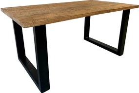 Industriální stůl Federica z masivního mangového dřeva - 160x90