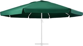 Náhradní potah na zahradní slunečník zelený 610 cm 312547