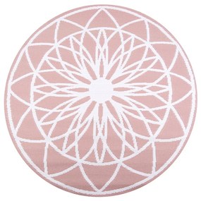 PRESENT TIME Růžový venkovní koberec Fairytale ∅ 150 cm