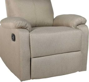 LuxuryForm DESIGN Televizní křeslo CARLOS s polohováním - béžové