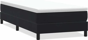 Postel Box Spring bez matrace černá 90x210 cm samet 3315809