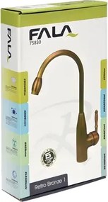 FALA Dřezová baterie Retro Bronze 1 / Mosaz / 33,5 cm
