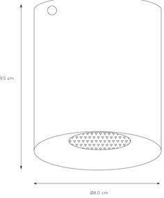 Lucide 22965/01/31 - Bodové svítidlo BIDO 1xGU10/50W/230V bílá