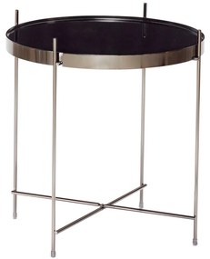 Hübsch Odkládací stolek REFLECT ø43 cm černý 930402