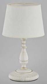 A.F.L. Stolní lampa DUDLEY, 1xE14, 40W, bílá 18538