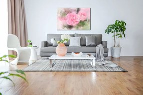 Malvis ® Obraz reprodukce Růžové růže Velikost: 90x60 cm