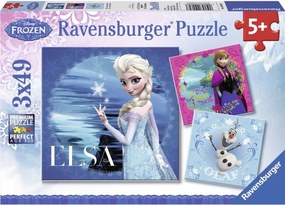Ravensburger puzzle ledové království 3x49 dílků