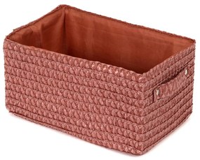 Červený úložný košík Compactor Lilou Basket Terracotta