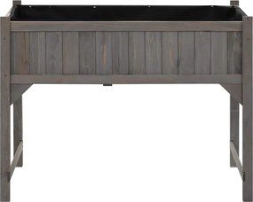Vyvýšený záhon s pařeništěm 110 x 54 x 120 cm masivní jedle 316472