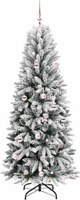 Umělý vánoční stromeček Bílá 210 cm PVC, plast, ocel a PE 3396059