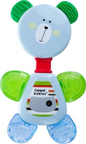 Canpol babies Chladící kousátko s chrastítkem medvídek modrý