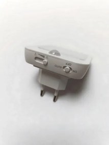 LED noční světlo do zásuvky Lumbio MELATIME stmívatelné 2700K bez modré složky s pohybovým senzorem