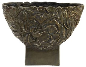 Bronzová antik kovová váza Palesa antique bronze XL - 45*14*34 cm
