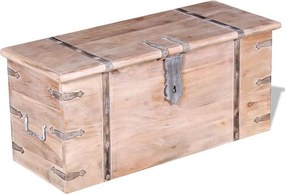 Úložné truhly sada 2 ks akáciové dřevo 244054