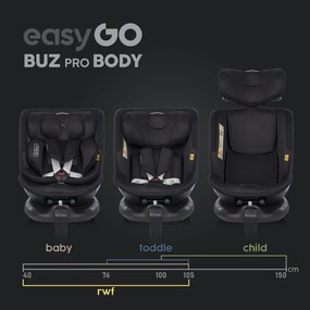 Autosedačka EasyGo Buz Pro Body Ink