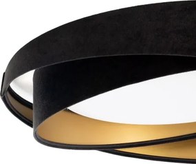 LED Stm. stropní svítidlo SM. GALAXY M. LED/24W/230V pr. 55 cm černá/zlatá + DO
