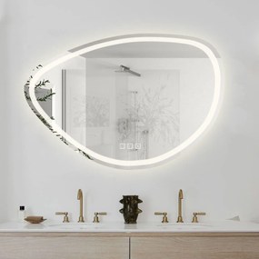 Tutumi Rea Fog, LED koupelnové zrcadlo 100x70cm s bluetooth, HOM-05516