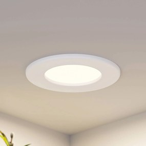 Prios LED vestavné svítidlo Cadance, bílé, 11,5 cm, 2 jednotky, stmívatelné