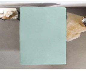 Prostěradlo Fitted Sheet Double Jersey Pastel Modrá