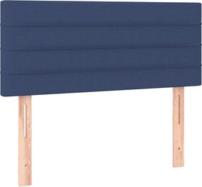 Box spring postel s matrací modrá 120x200 cm textil 3140687