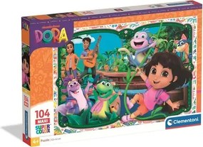 CLEMENTONI Puzzle Dora průzkumnice MAXI / 104 dílků / od 4 let
