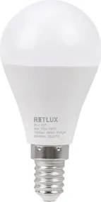 RETLUX RLL 637 G45 E14 mini Globe 8W / 1080 lm / 6500K - denní bílá /