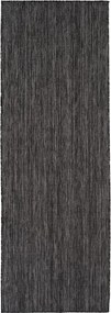 Černý vnitřní a venkovní běhoun 80x250 cm Mira 1450 – Ayyildiz Carpets