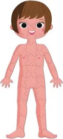 JANOD Puzzle Lidské tělo / 50, 75 a 100 dílků / od 5 let