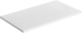OMNIRES Aquarock M+ - Sprchová vanička 80x160 cm, matná bílá AQUAROCK80-160BM