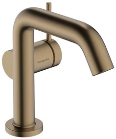 Hansgrohe Tecturis S - Umyvadlová baterie s výpustí, CoolStart, EcoSmart, kartáčovaný bronz 73323140