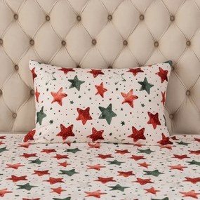 Povlak na polštář z mikrovlákna COLORFUL STARS 50x70 cm, barevný
