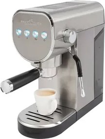 ProfiCook KA 1265 stříbrná / pákový kávovar / 1360W