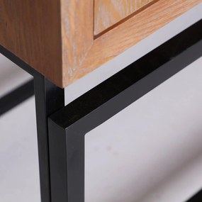 Konzolový stolek romly 132 x 36 cm hnědý MUZZA