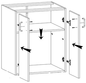 Sycylia | dolní skříňka D60 | andersen