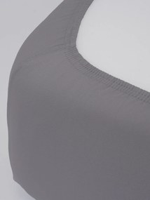 MK Lůžkoviny Jersey prostěradlo Classic 220 x 200 cm – tmavě šedá