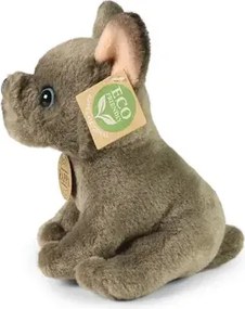 RAPPA Plyšový pes francouzský buldoček 18 cm / ECO-FRIENDLY / od 0 měs