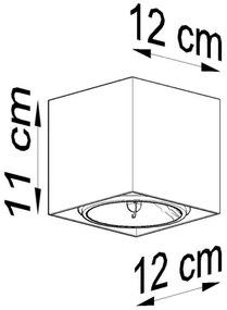 Sollux SL.0700 - Bodové svítidlo BLAKE 1xGU10/40W/230V