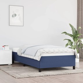 Rám postele modrý 80 x 200 cm textil - Default Title