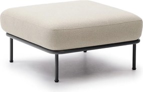 Béžová podnožka z textilie bouclé Aurum – Kave Home