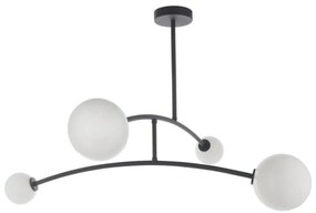 Endon 92940 - Lustr na tyči BALANCE 4xG9/3W/230V černá 92940