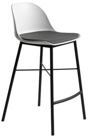 OnaDnes -20% Bílá plastová barová židle Unique Furniture Whistler 68 cm