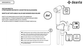 Deante Sprchová sada Bidetta na jednu vodu - ANW N51B