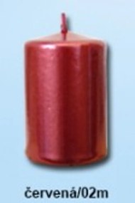 Adventní svíčky válce Ø50mm pyramida - červená