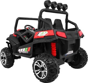 Ramiz Terénní bugina Grand Buggy Lift pro děti červená + pohon 4x4 + dálkové ovládání + MP3 + LED