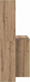 Stůl Artisanový dub 138,5 x 55 x 143 cm Kompozitní dřevo 3337256