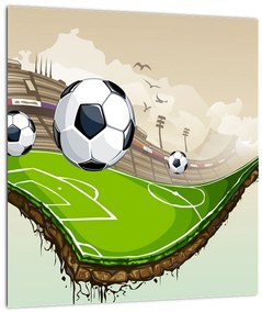 Obraz - Fotbalové hřiště (30x30 cm)