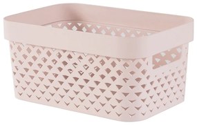 Světle růžový plastový úložný box 26x17,5x12 cm Pure – Curver